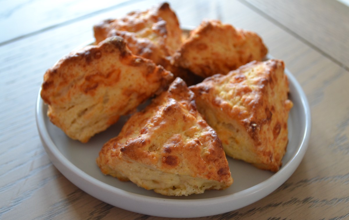 No.37 Cheddar & Garlic Scones – Recipes from my kitchen, Edinburgh ...