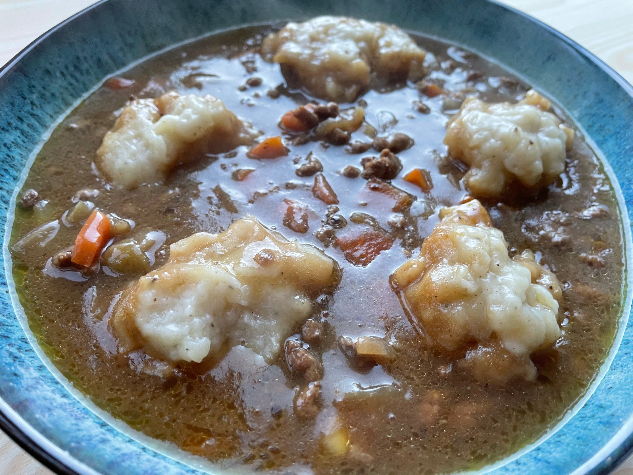 No.171 Scottish Mince & “Doughballs” Suet Dumplings – Recipes from my ...